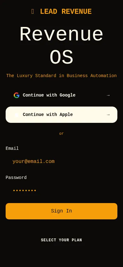 Lead to Revenue OS