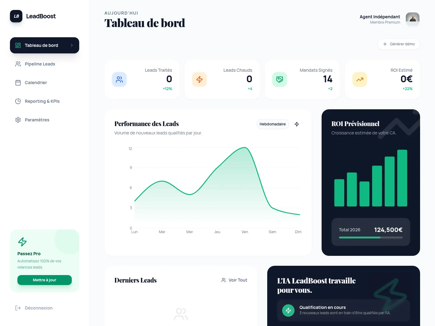 LeadBoost Immo SaaS