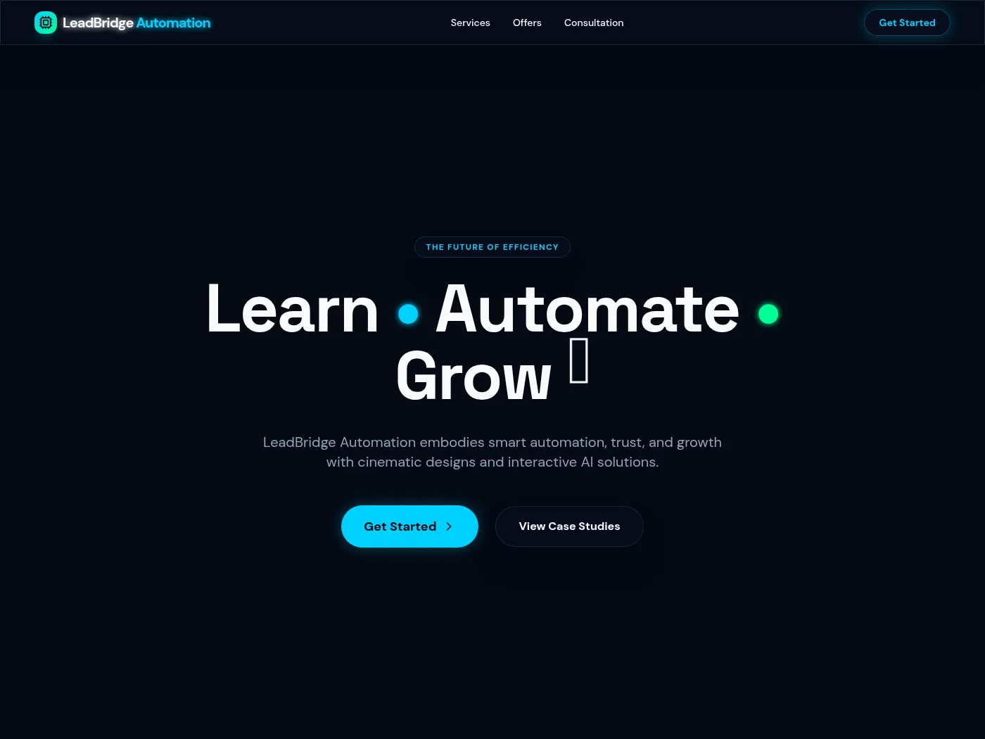LeadBridge 3D Automation Site