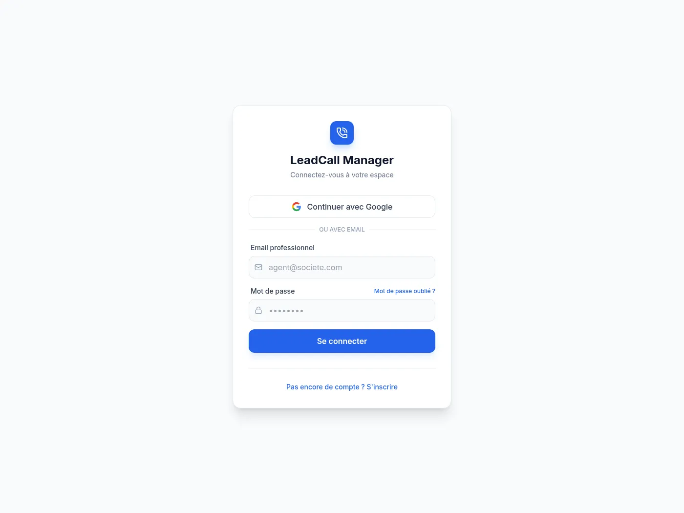 LeadCall Manager