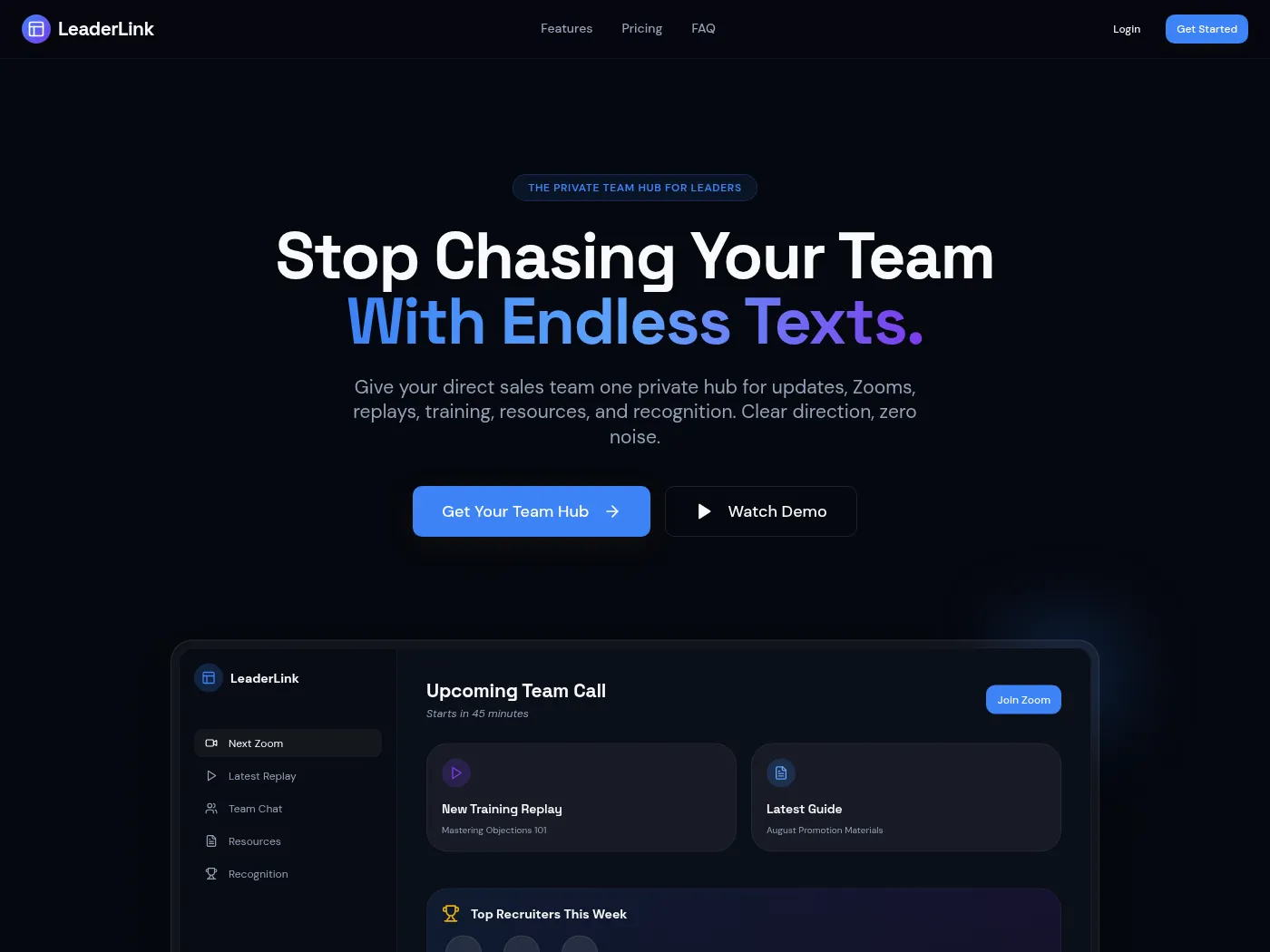 LeaderLink Website