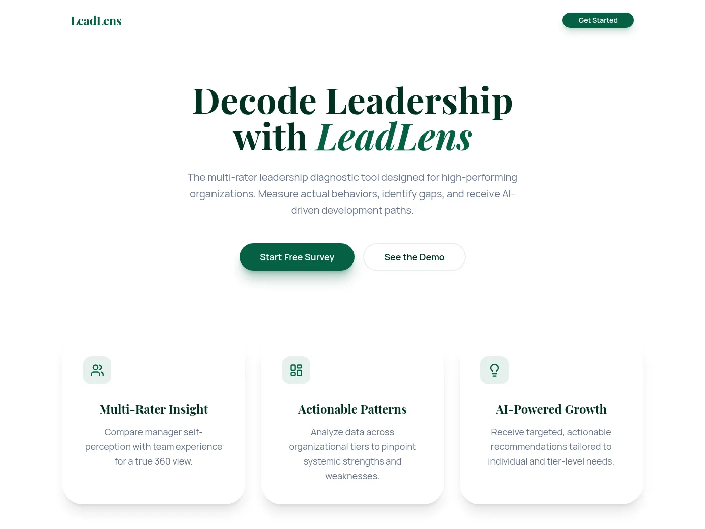 LeadLens Diagnostic Tool