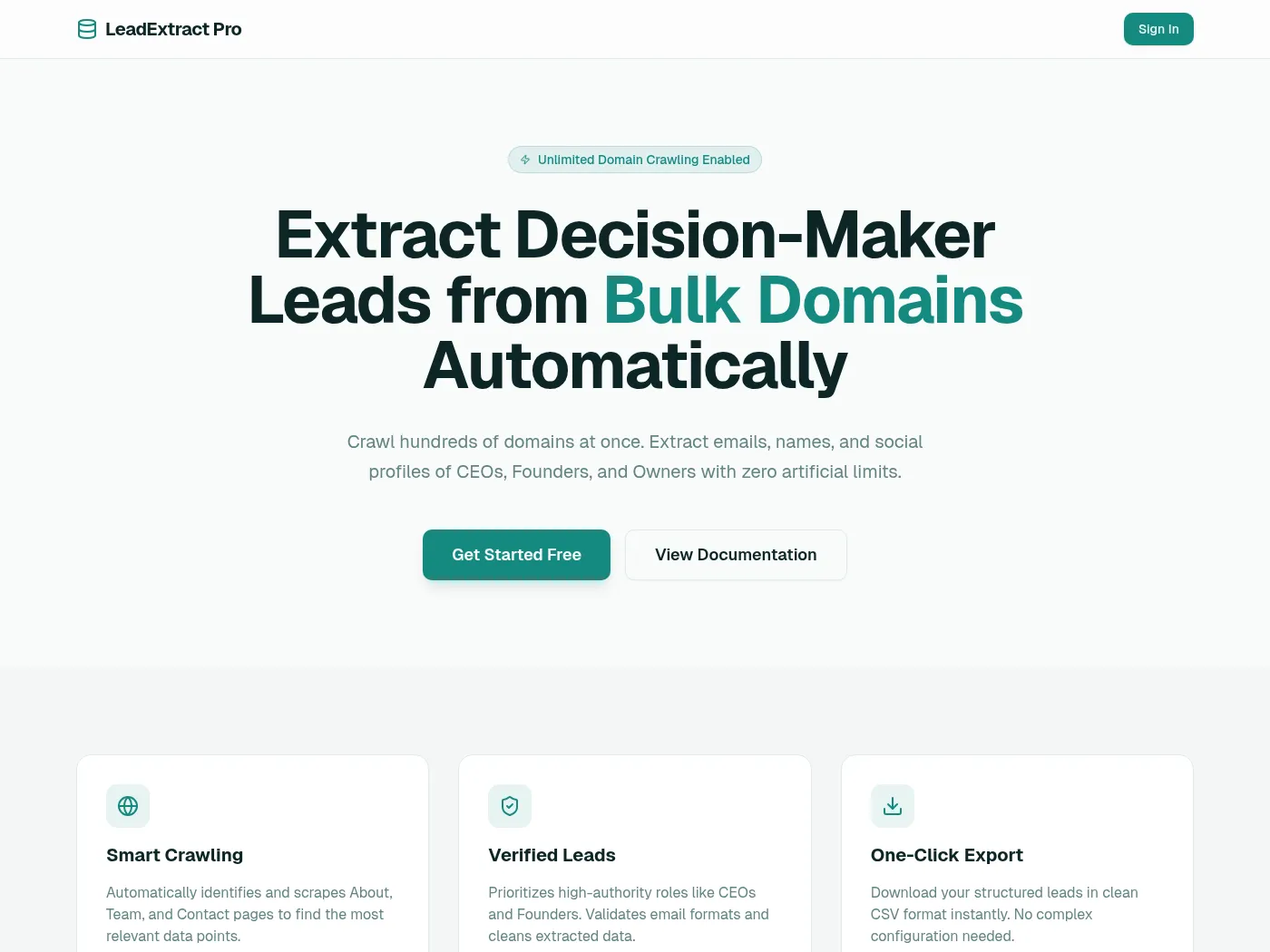 LeadExtract Pro