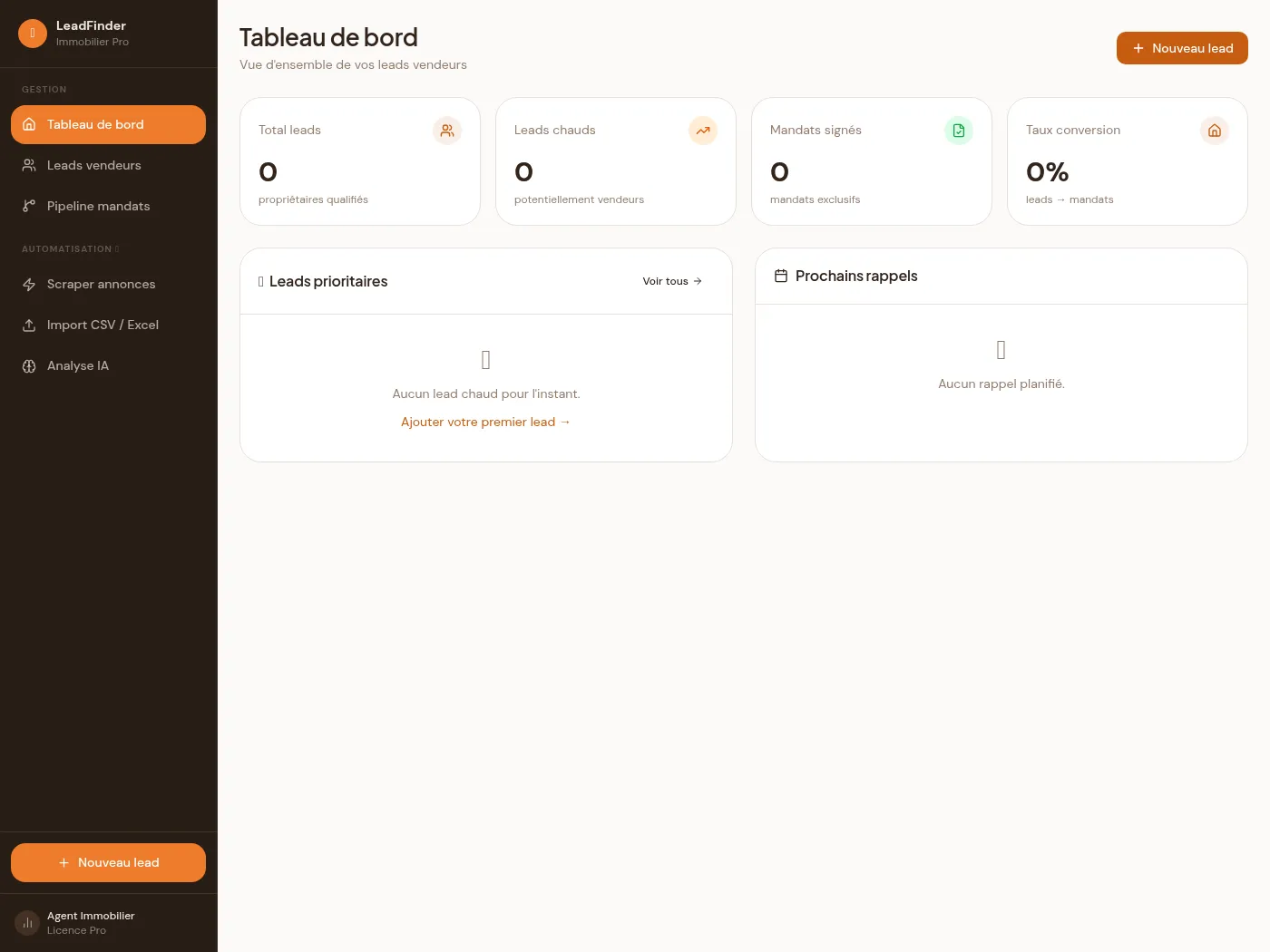 LeadFinder Immobilier