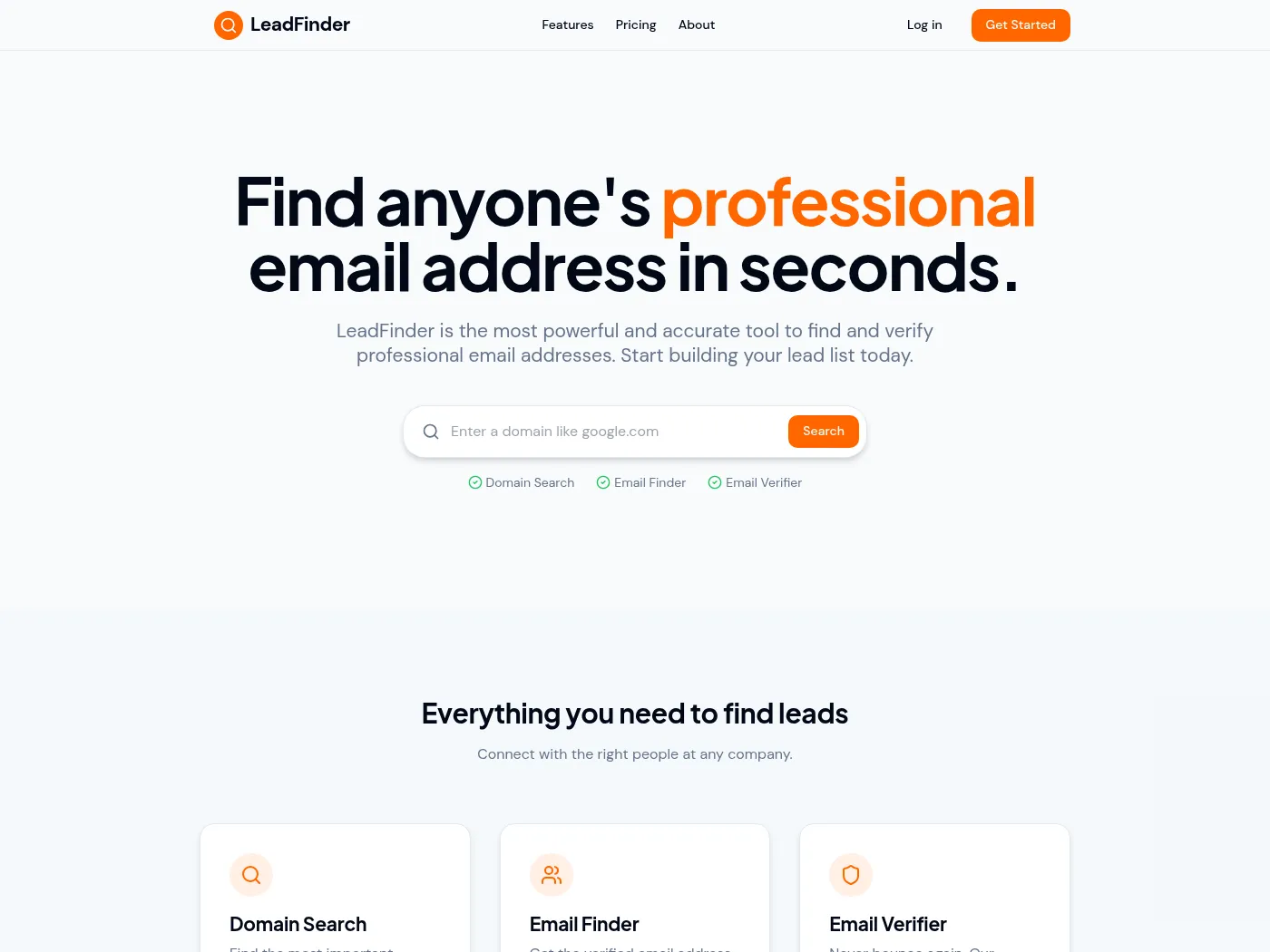 LeadFinder SaaS
