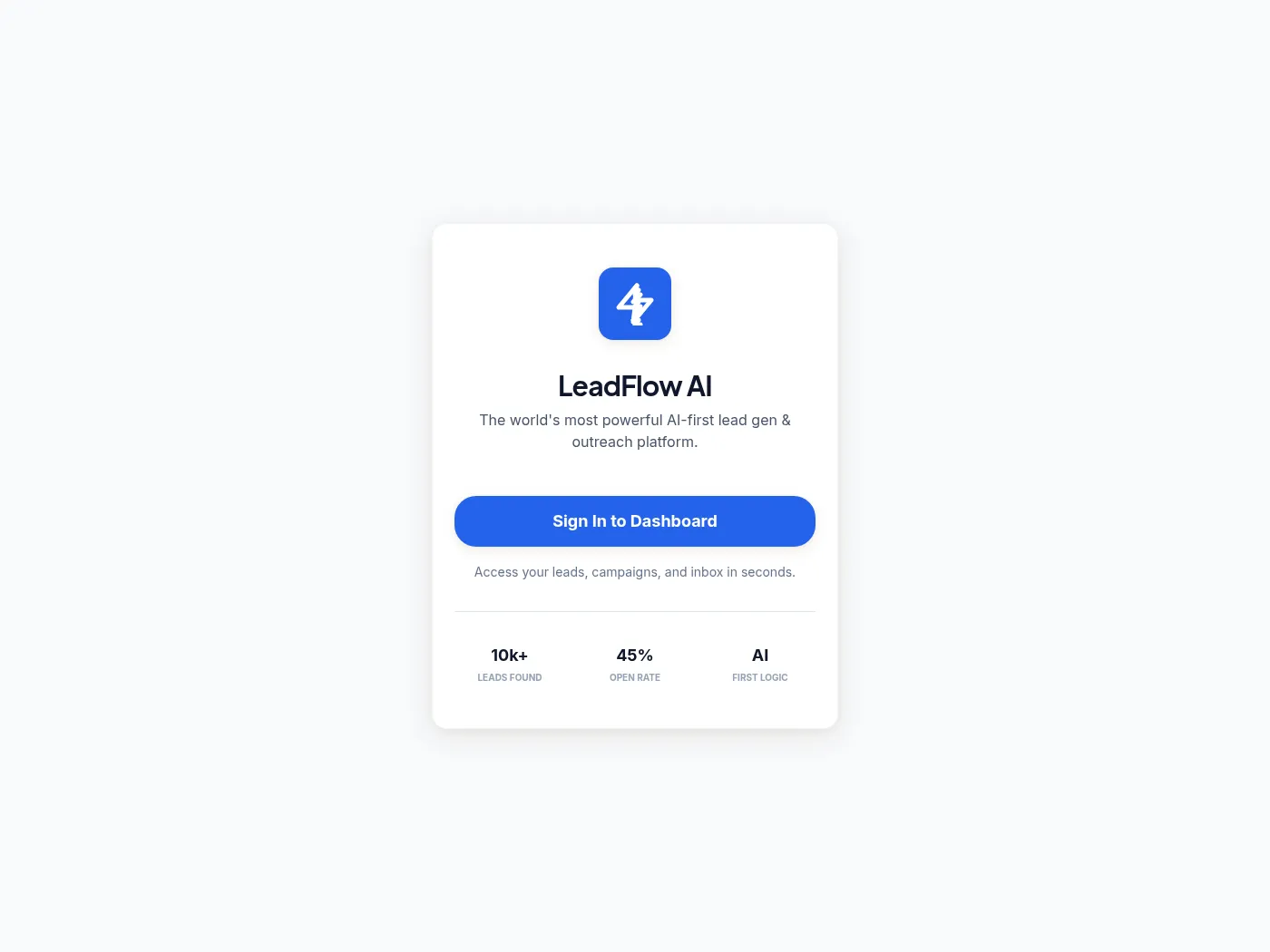 LeadFlow AI