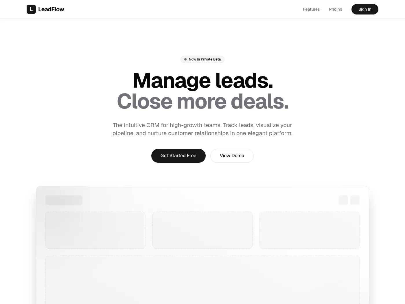 LeadFlow CRM