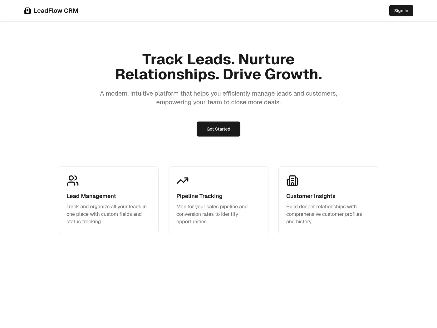 LeadFlow CRM