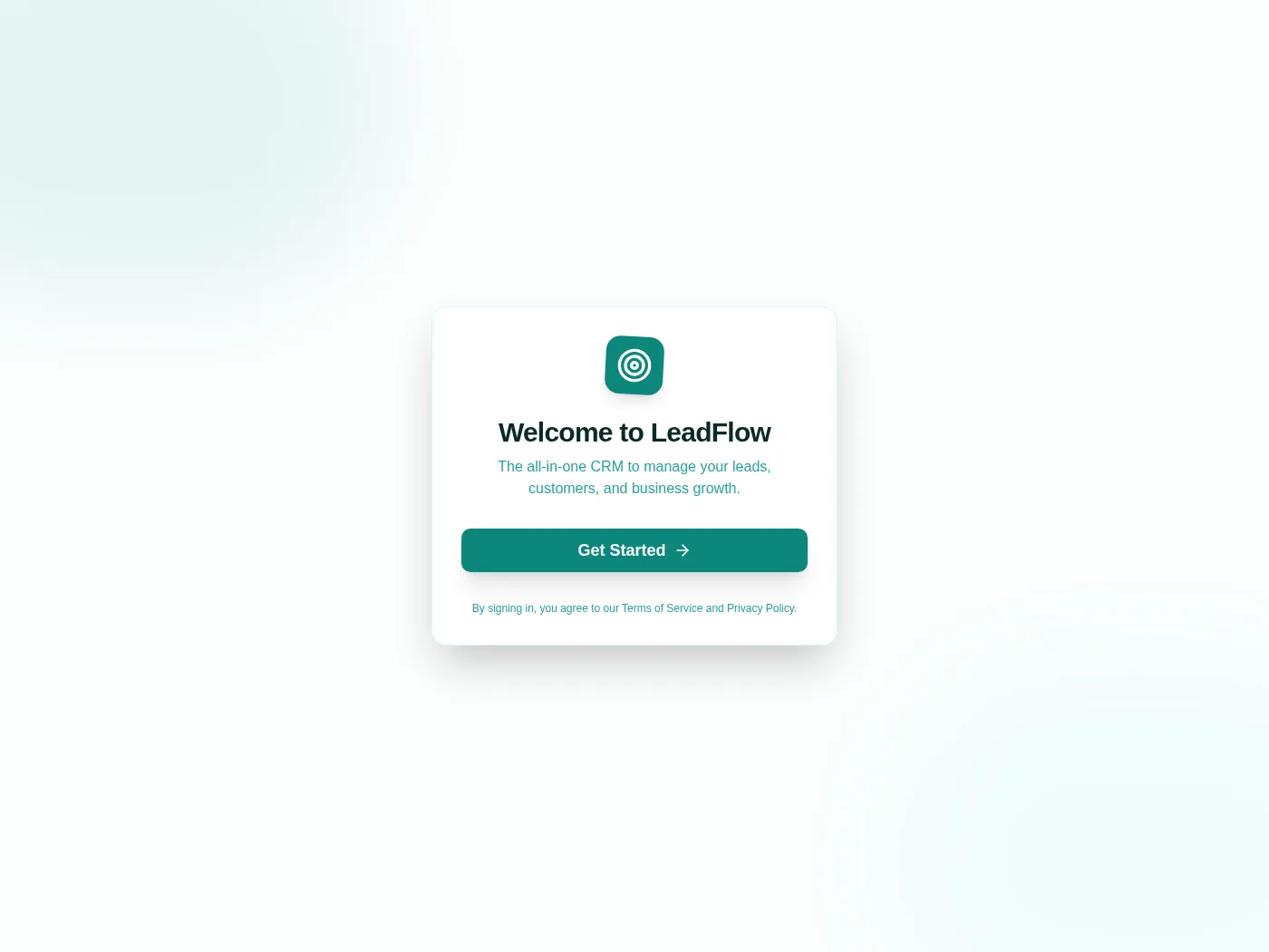 LeadFlow CRM