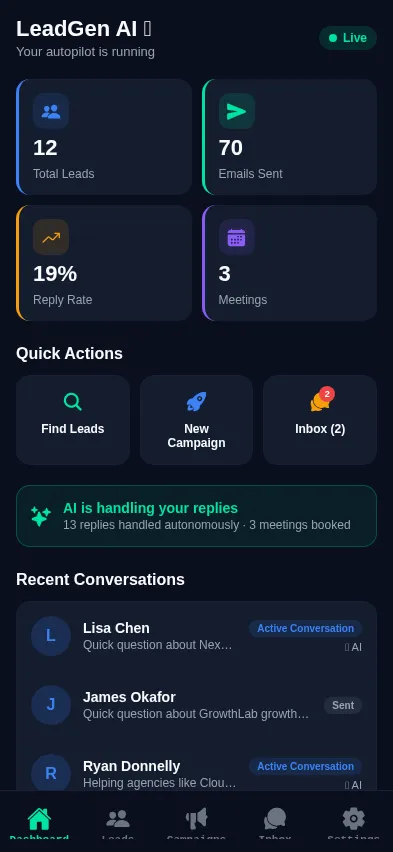 LeadGen AI Autoresponder