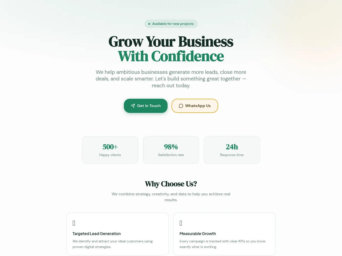 LeadGen Landing Page