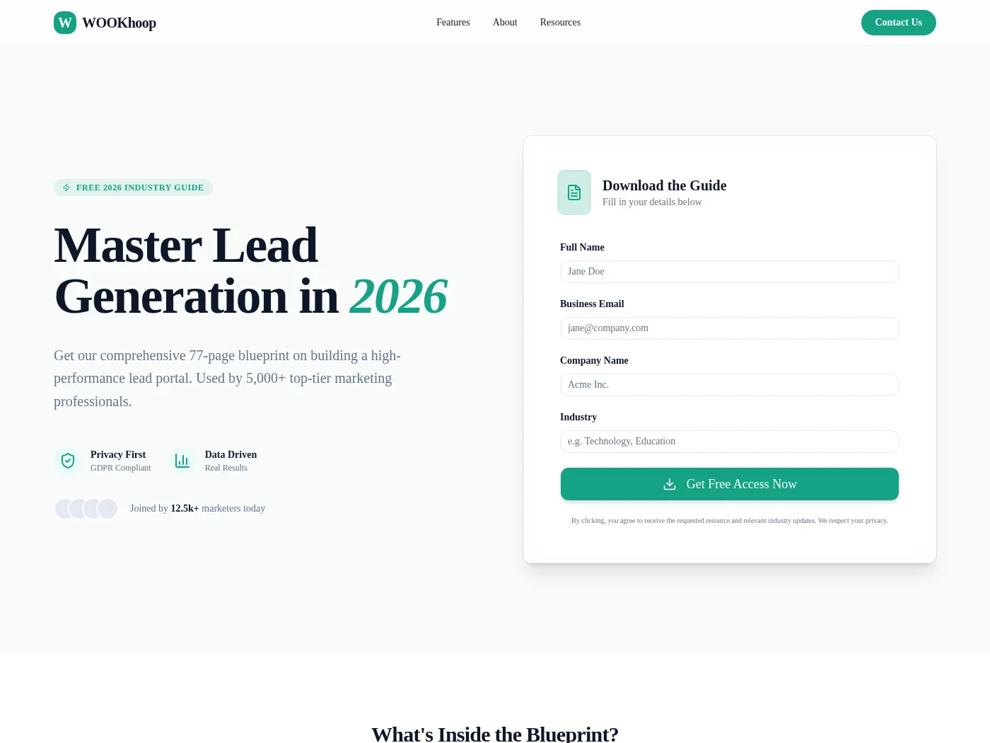 LeadGen PDF Portal