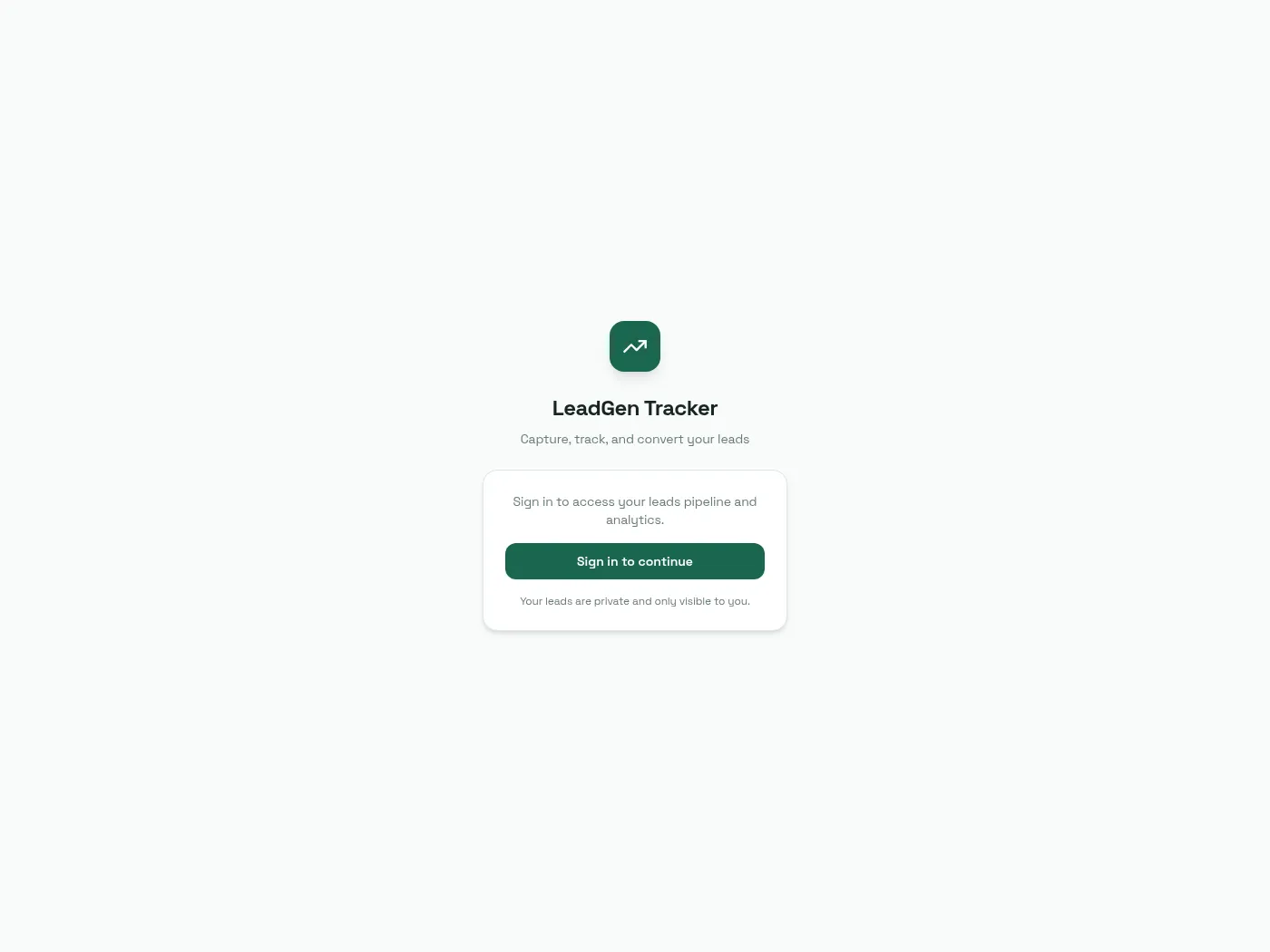 LeadGen Tracker