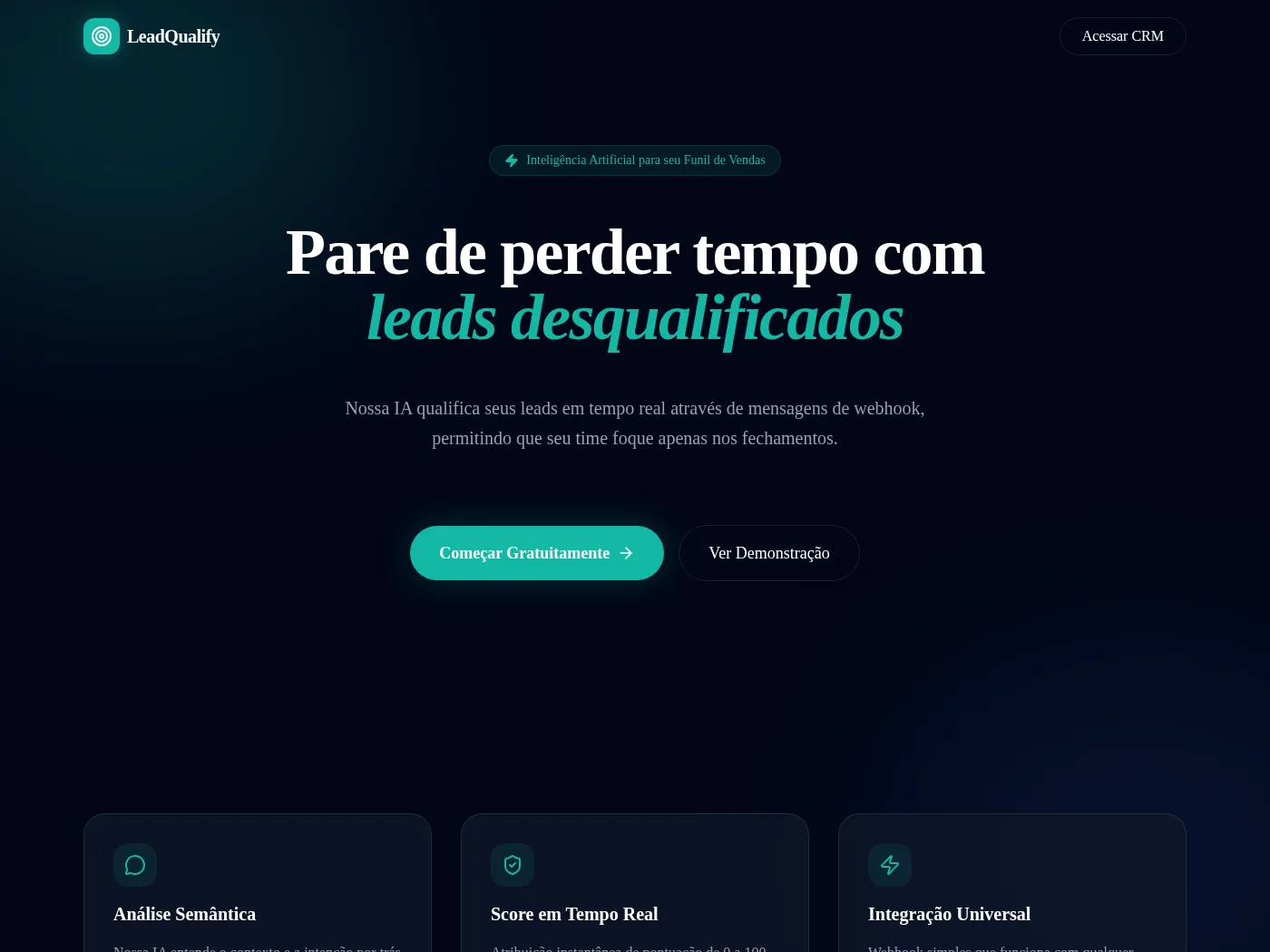 LeadQualify CRM