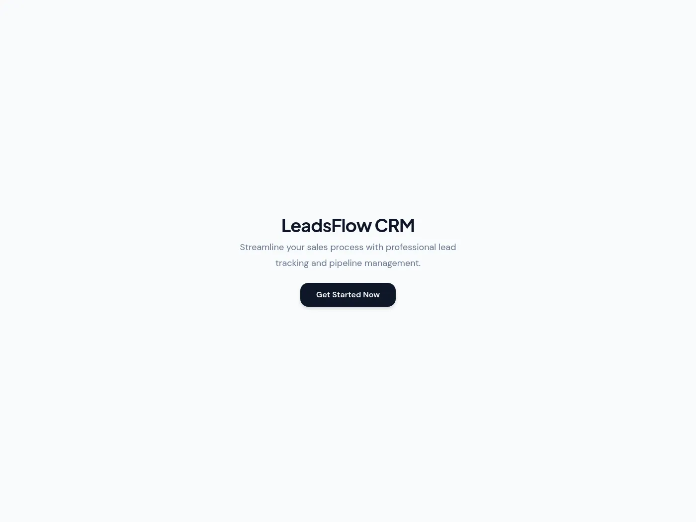 LeadsFlow CRM