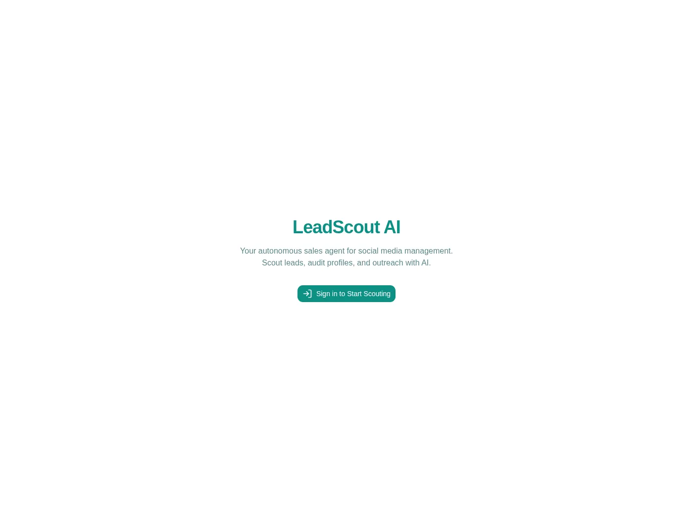 LeadScout AI Agent