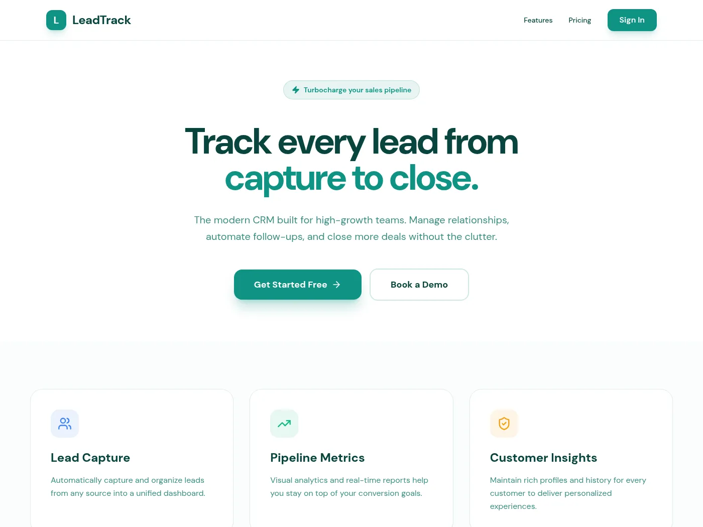 LeadTrack CRM