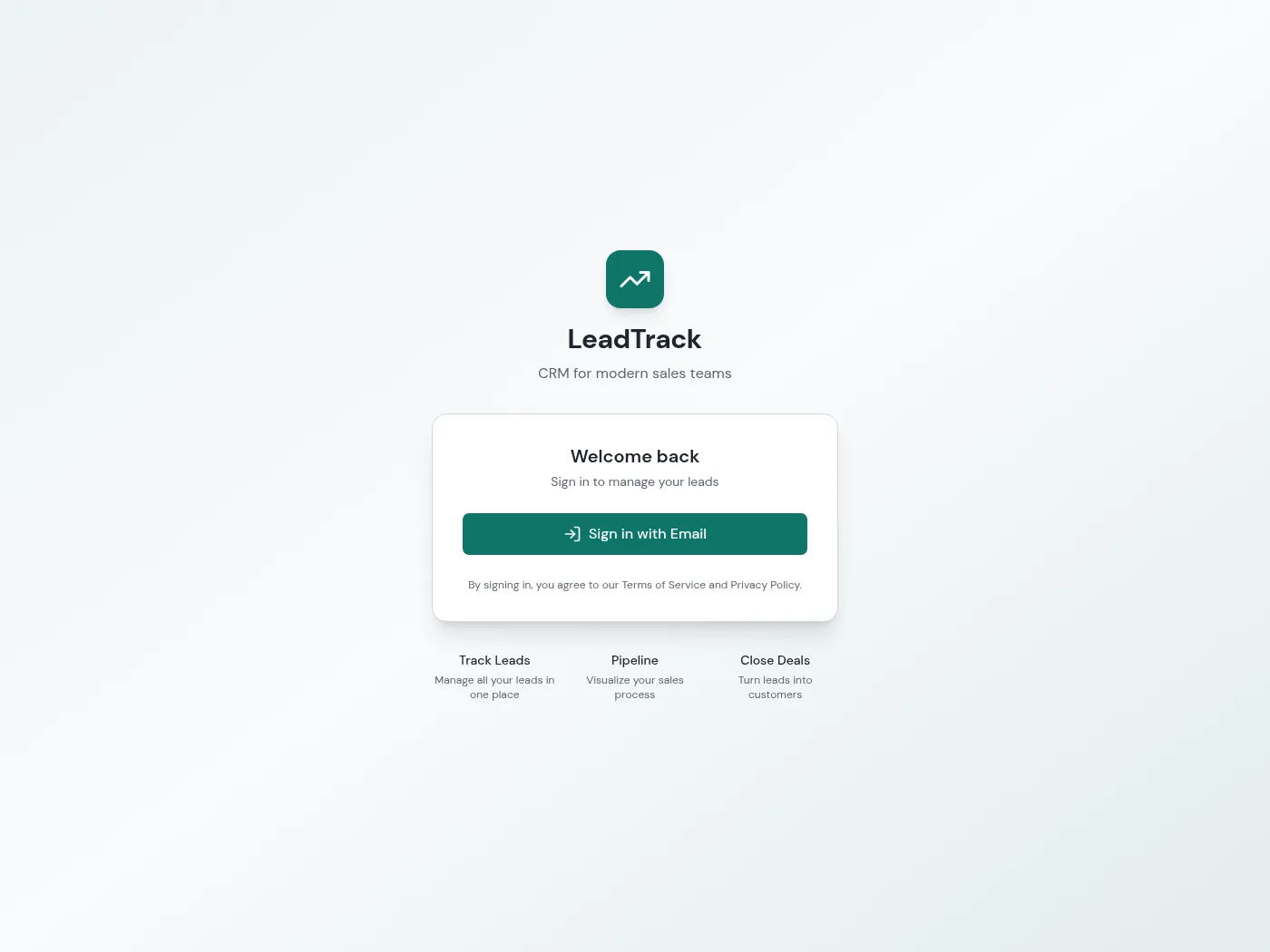 LeadTrack CRM