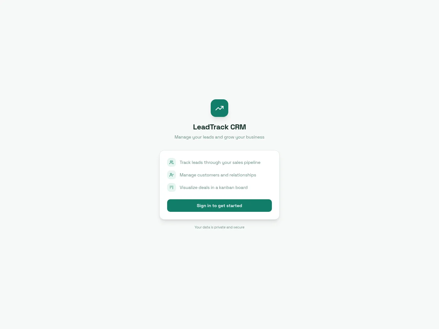 LeadTrack CRM