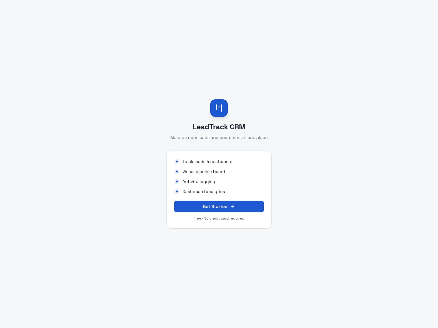 LeadTrack CRM