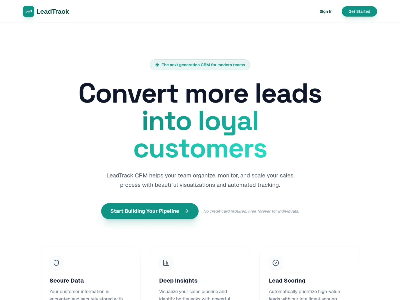 LeadTrack CRM