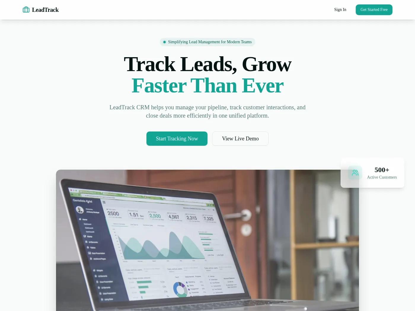 LeadTrack CRM