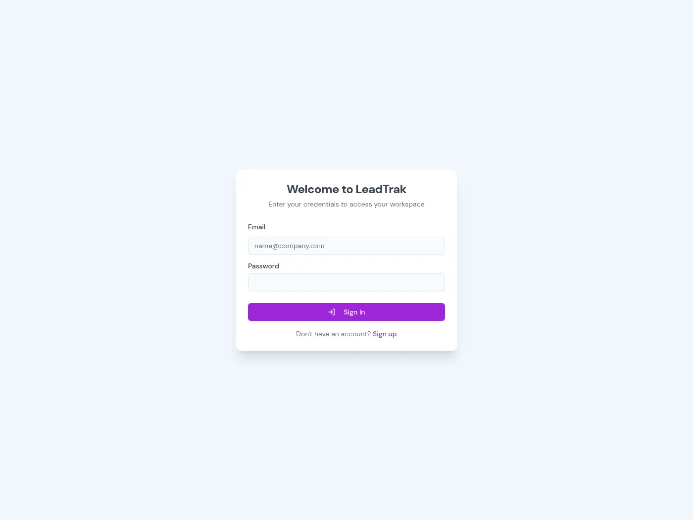LeadTrak CRM