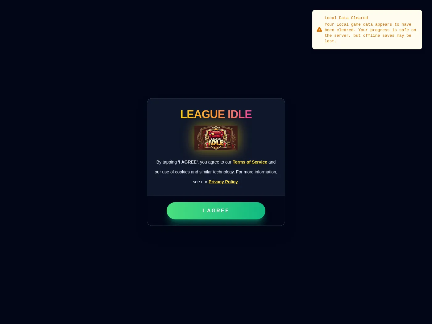League Idle
