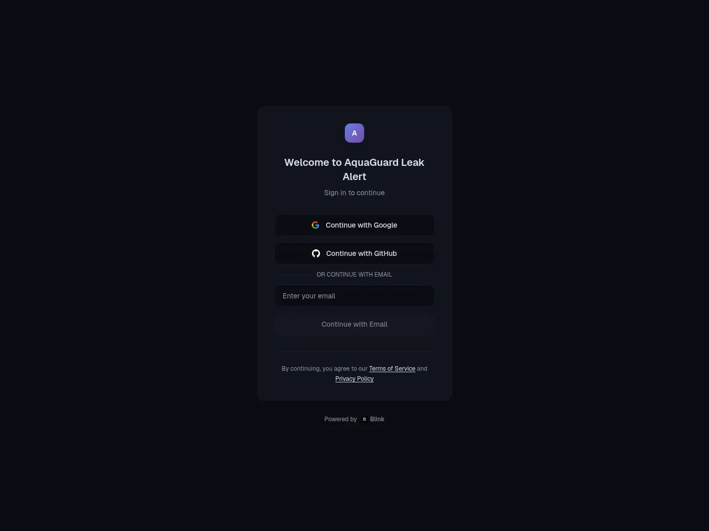 AquaGuard Leak Alert