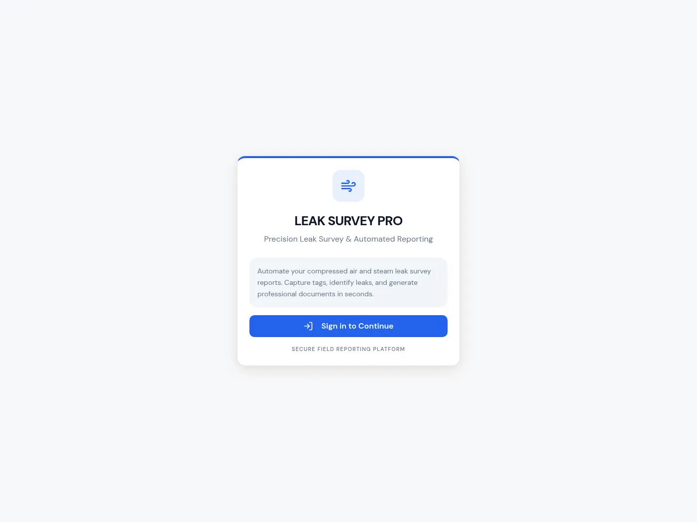 Leak Survey AutoReport