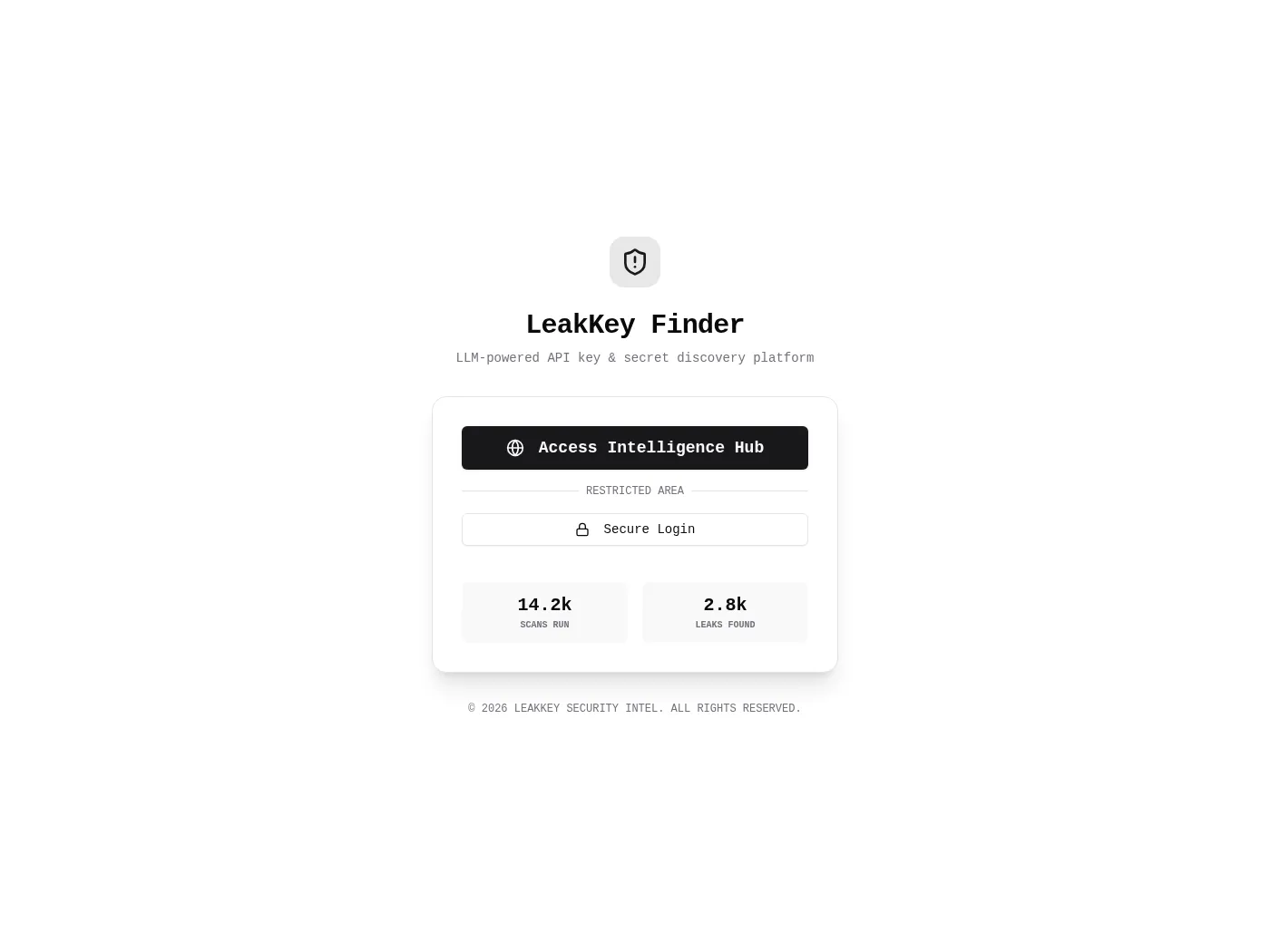 LeakKey Finder