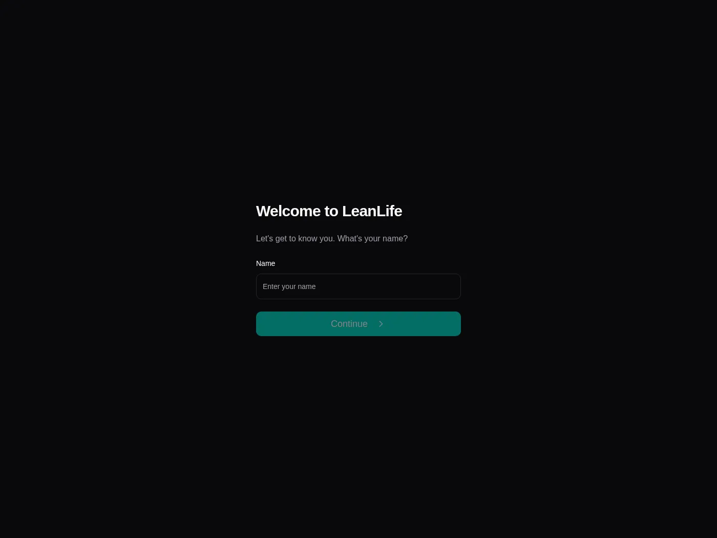 LeanLife PWA