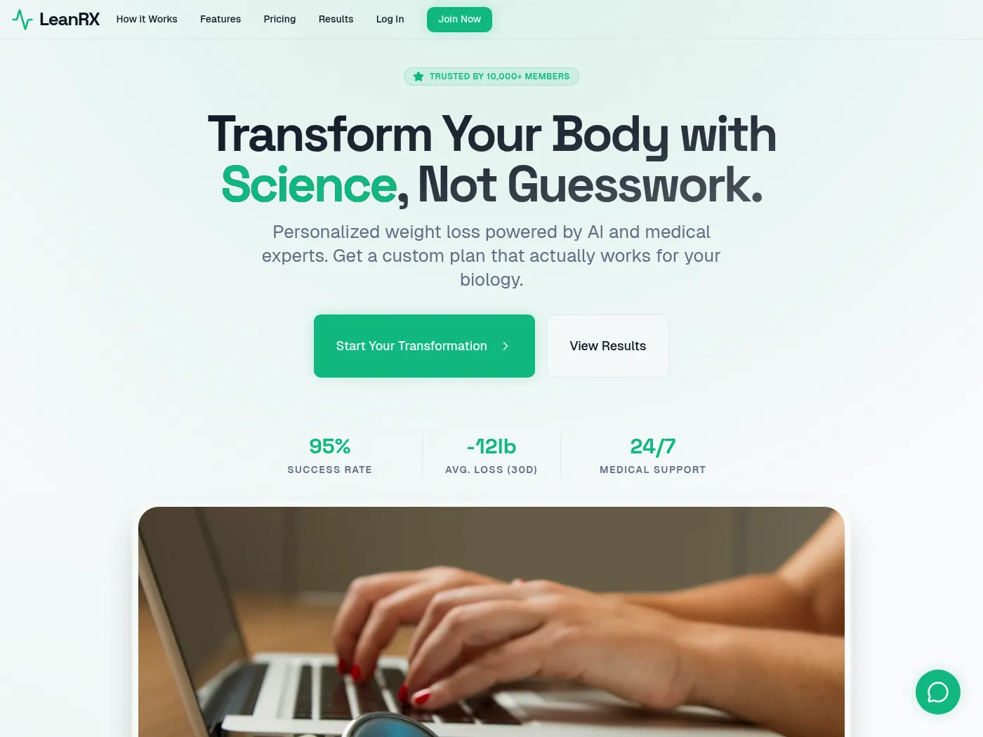 LeanRX Transformation Landing