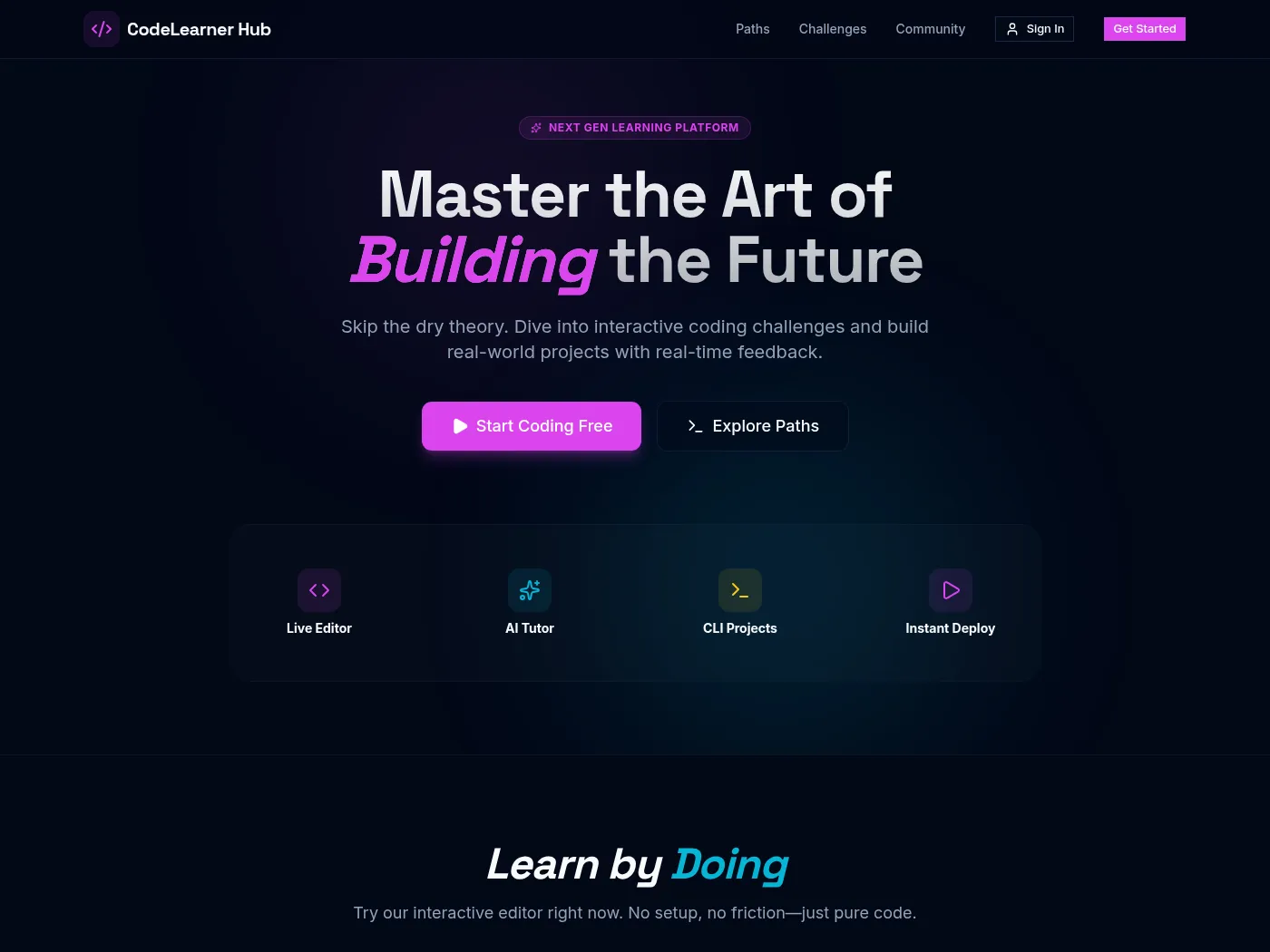 CodeLearner Hub