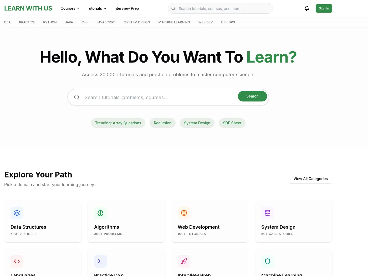 Learn With Us