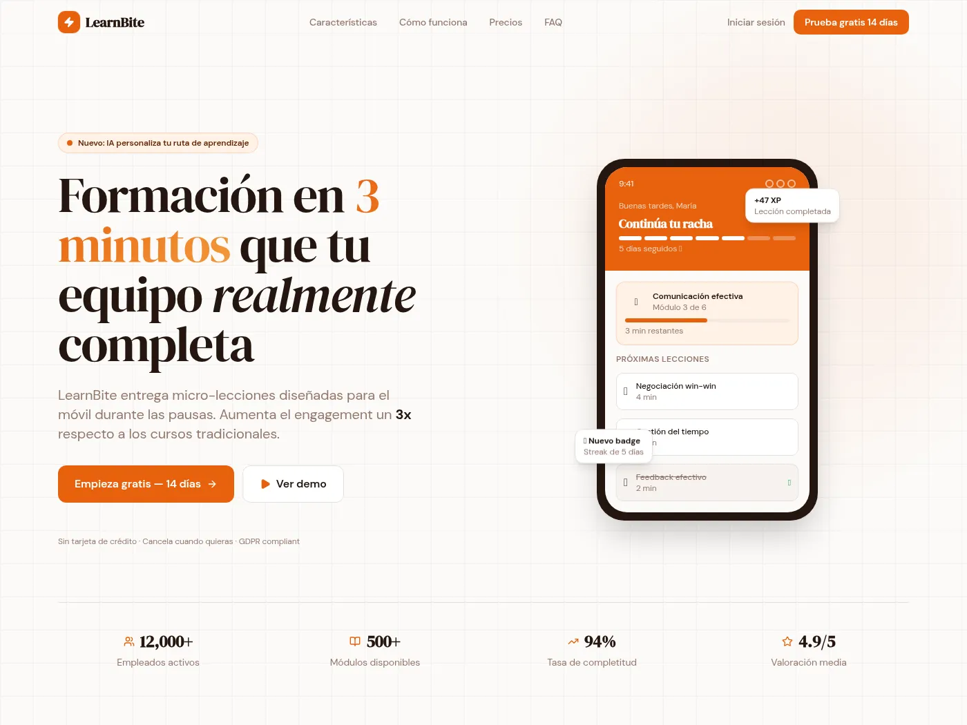 LearnBite Micro-Learning