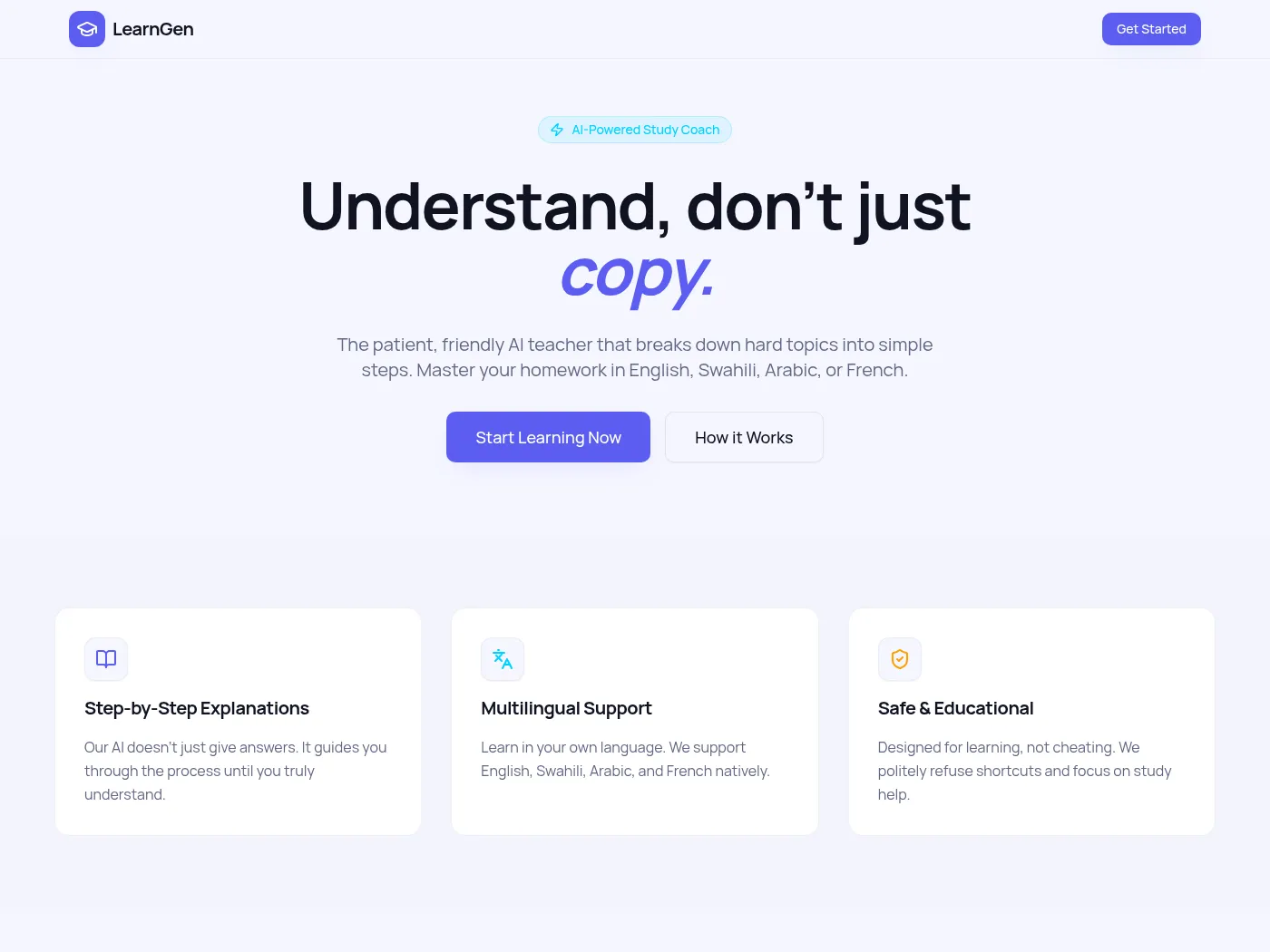 LearnGen Study Coach