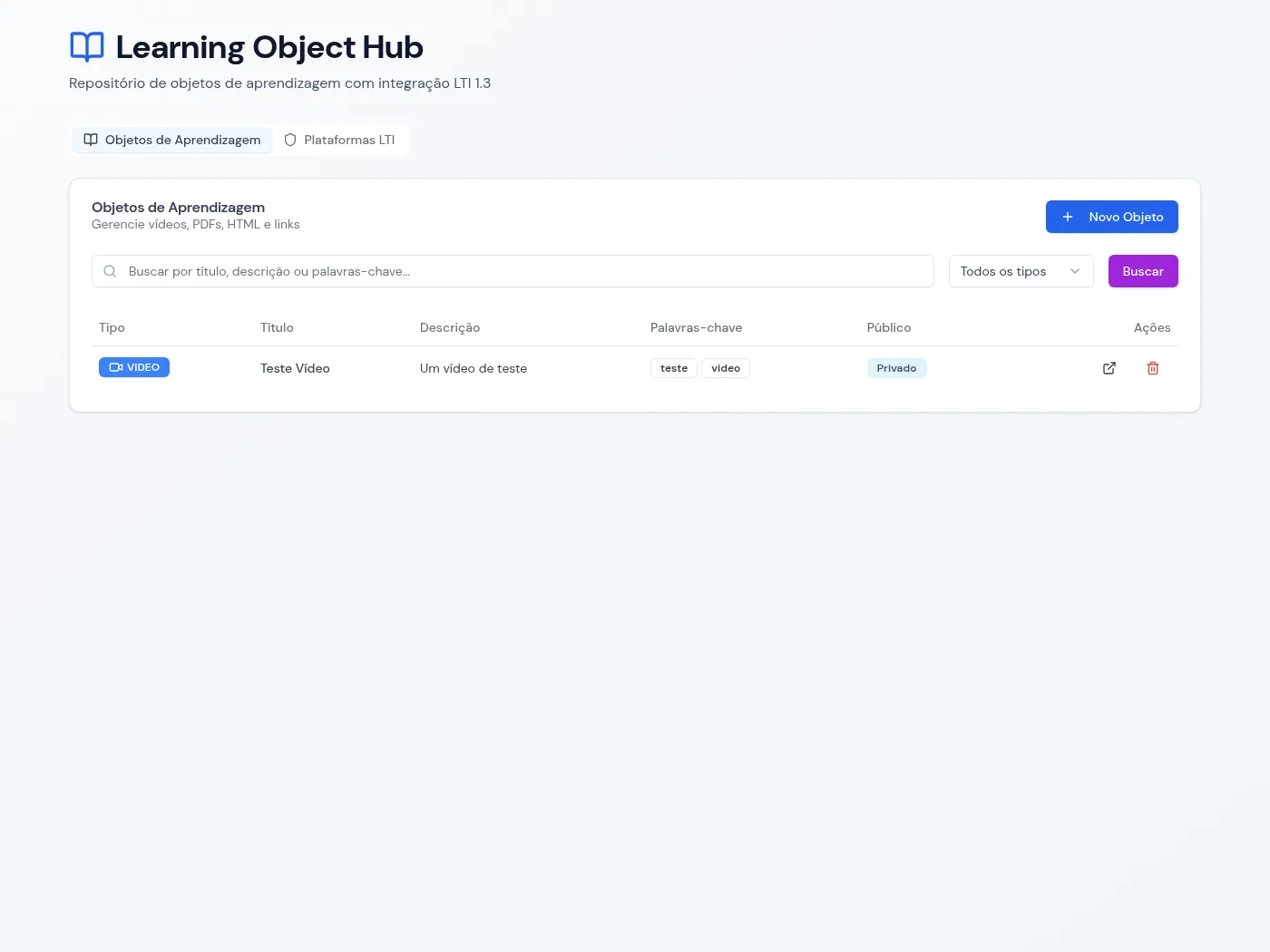 Learning Object Hub
