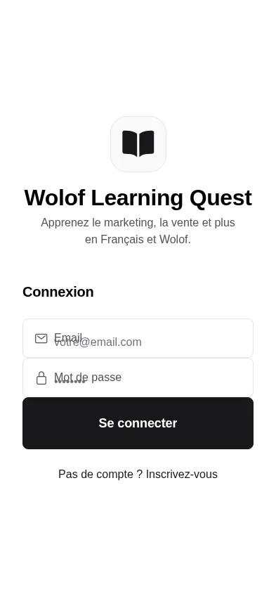 Wolof Learning Quest