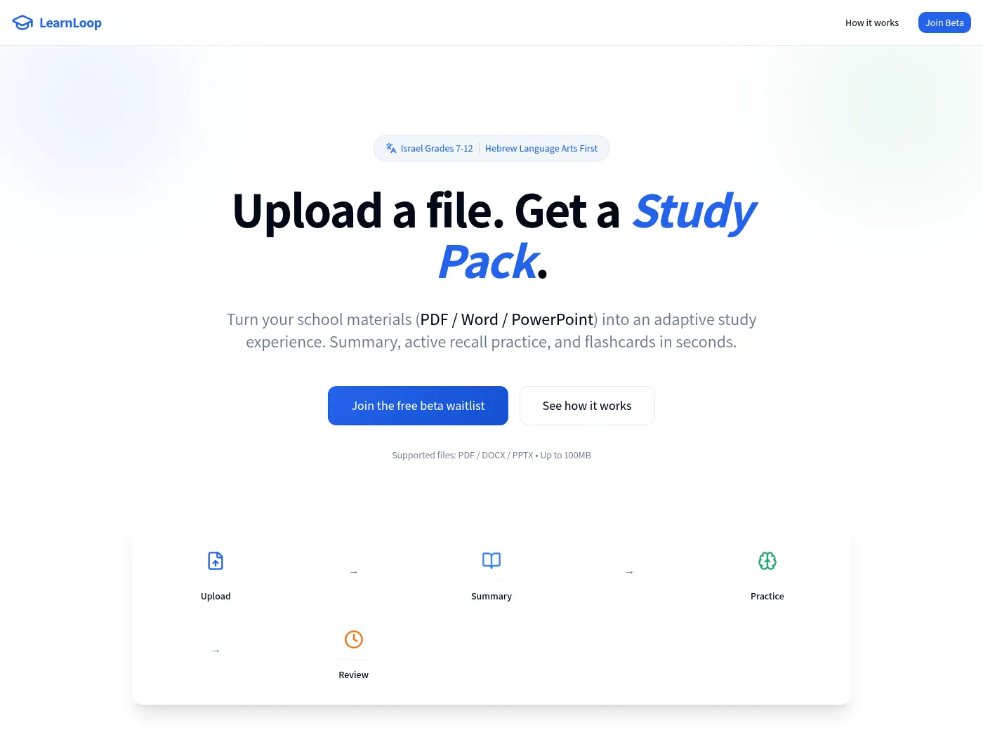 LearnLoop Study Platform
