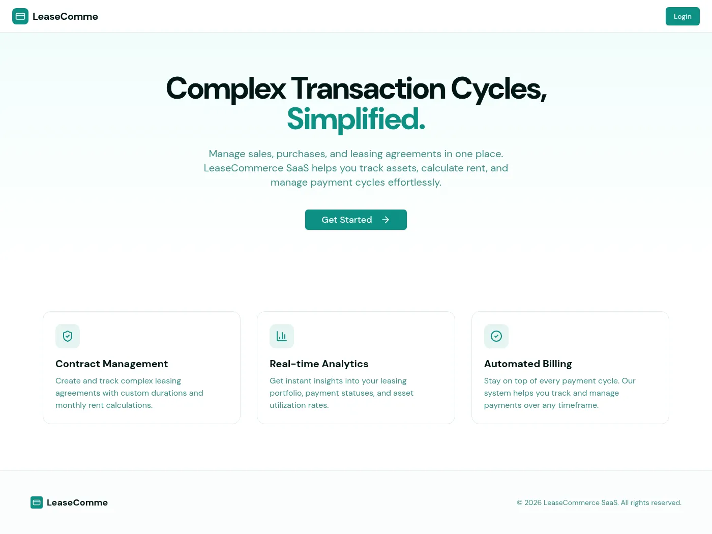 LeaseCommerce SaaS
