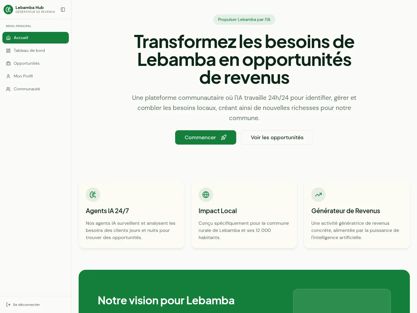 Lebamba AI Revenue Hub