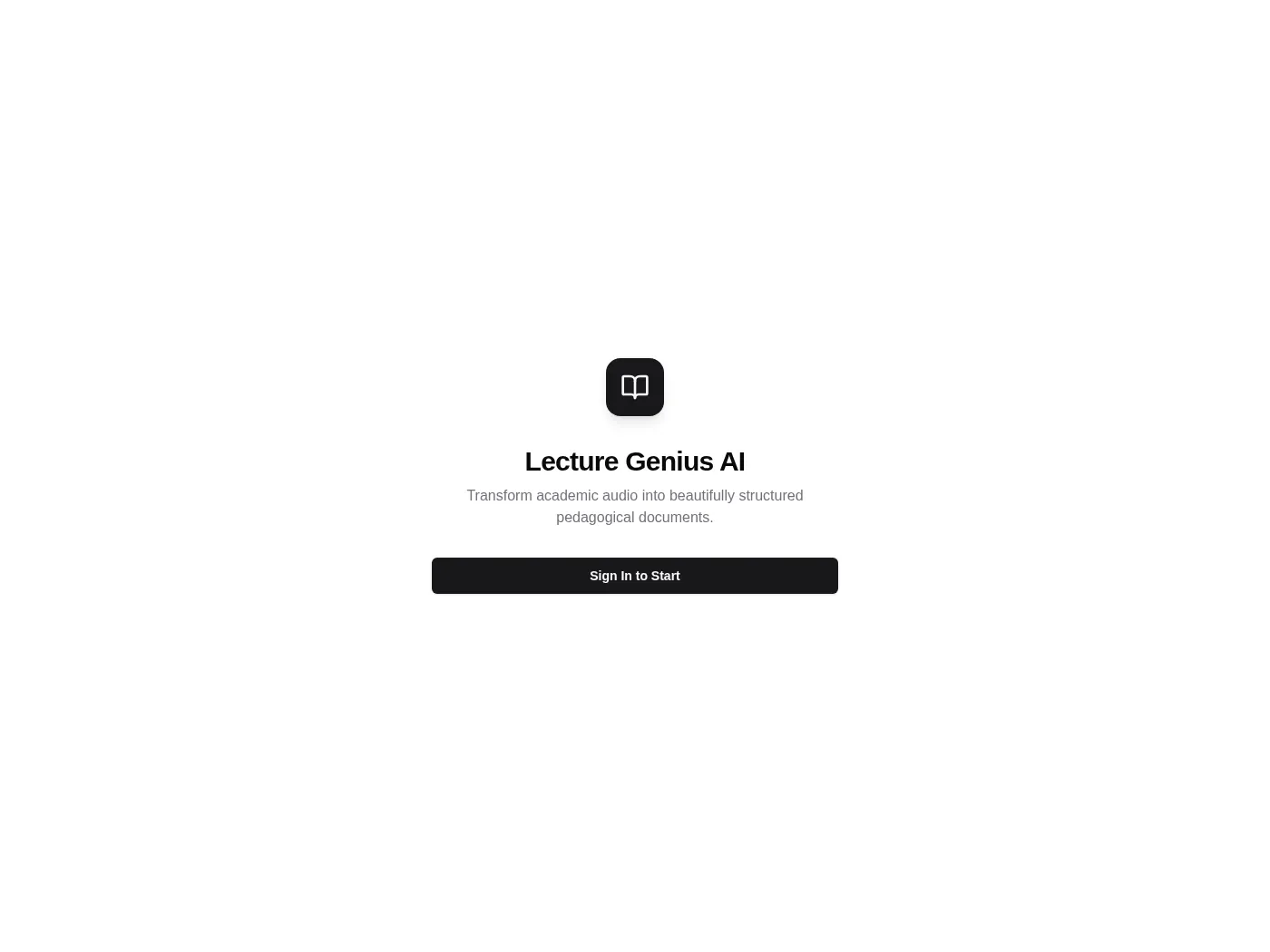 Lecture Genius AI Suite