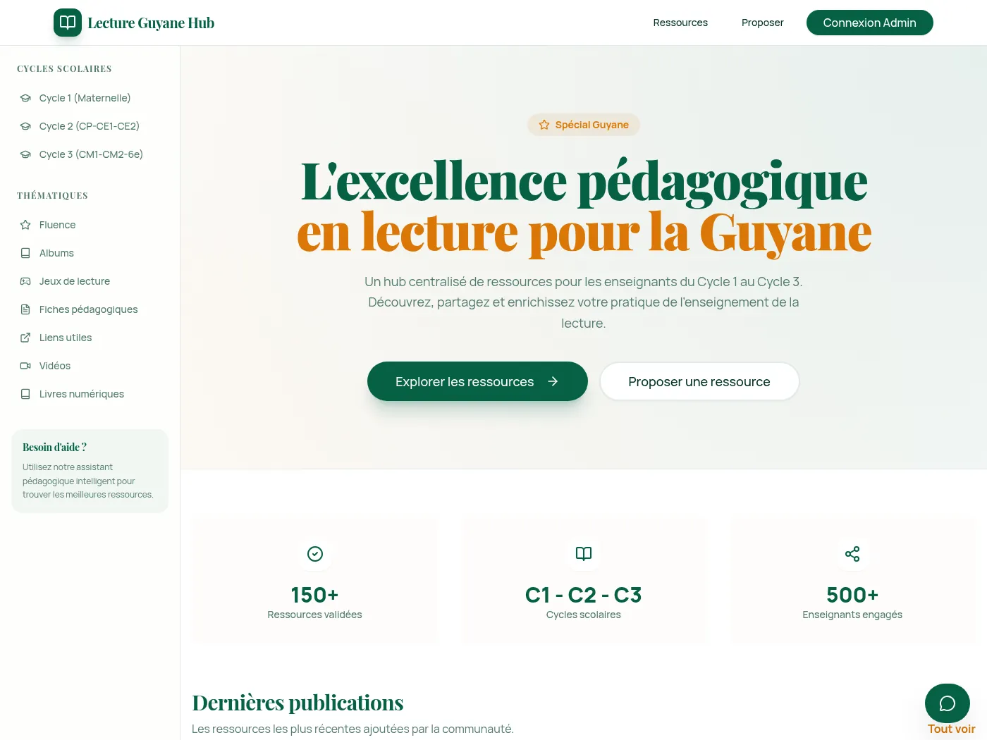 Lecture Guyane Hub