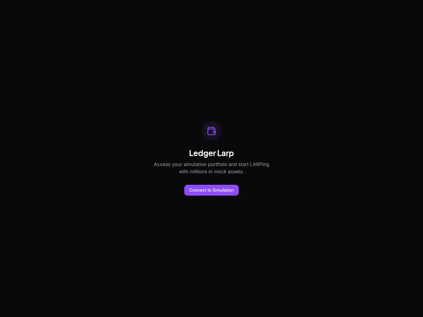 Ledger Larp Toolkit