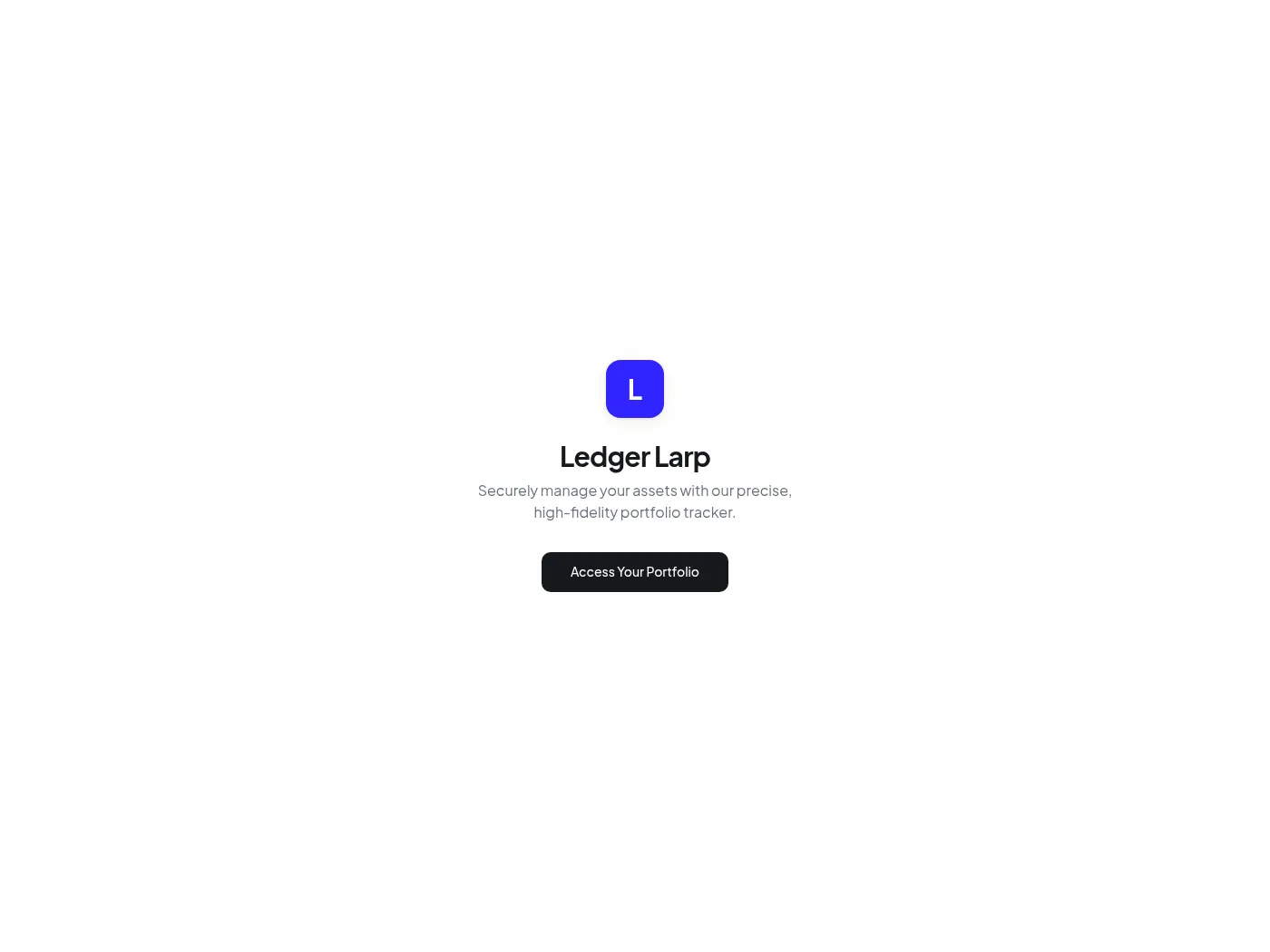 Ledger Larp Toolkit