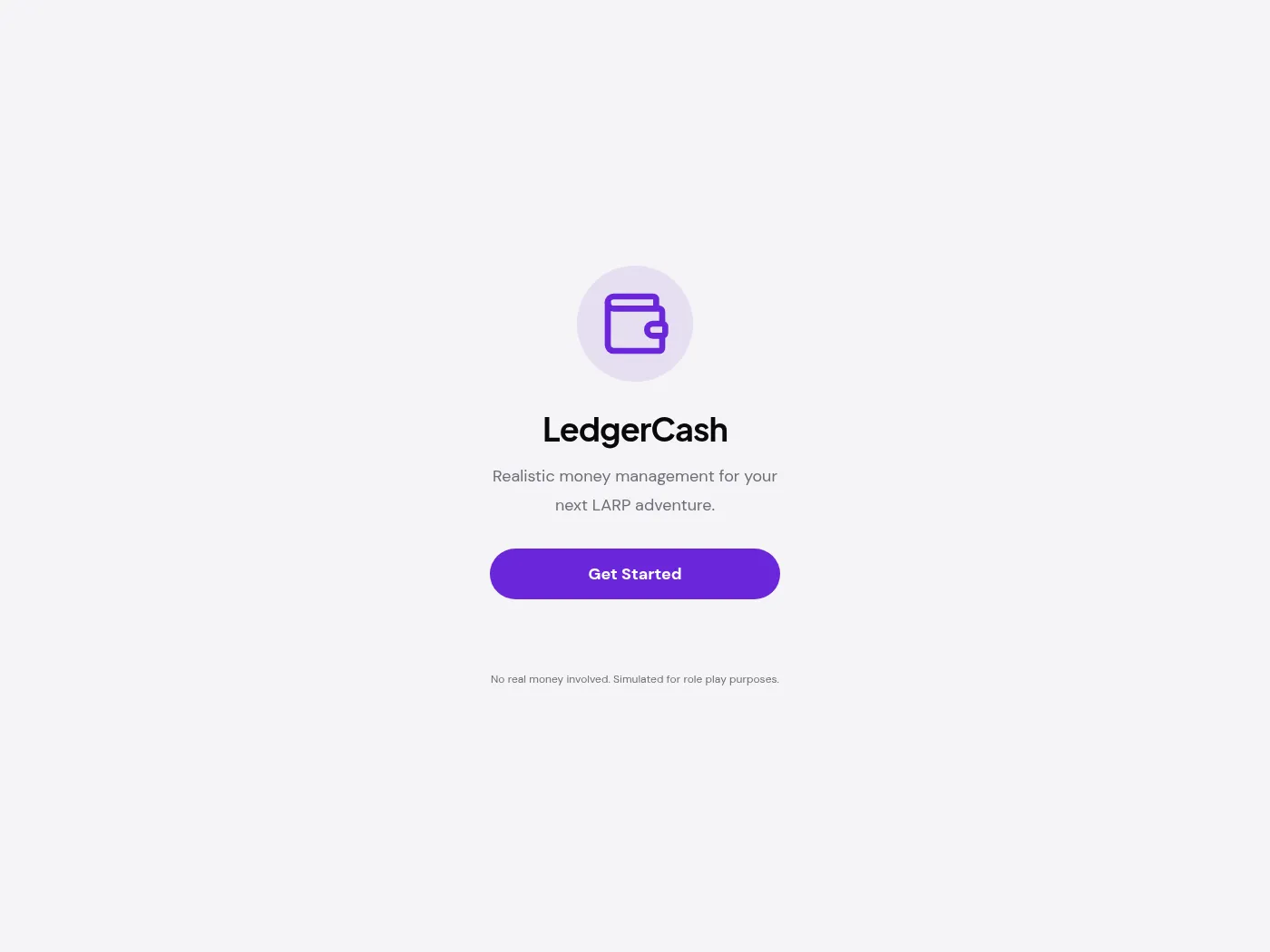 LedgerCash LARP Toolkit