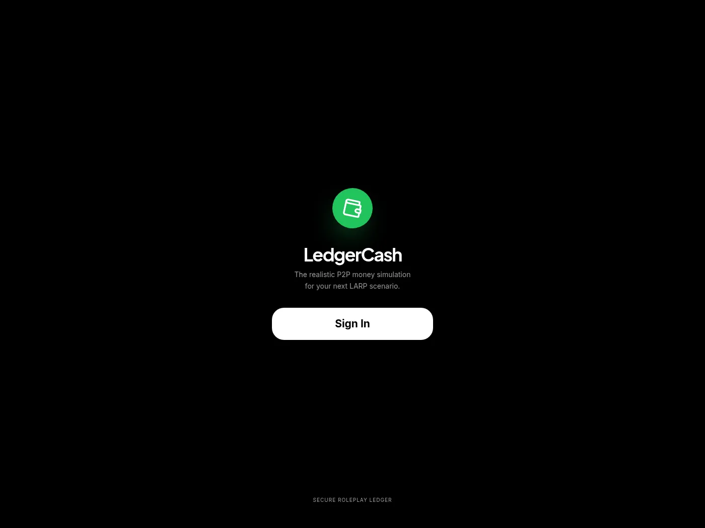 LedgerCash LARP Toolkit