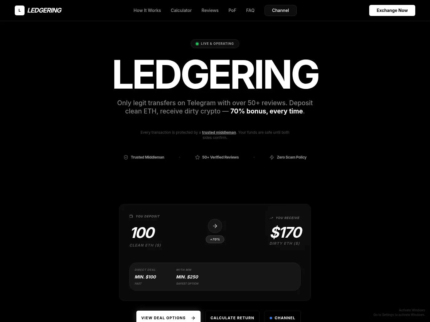Ledgering