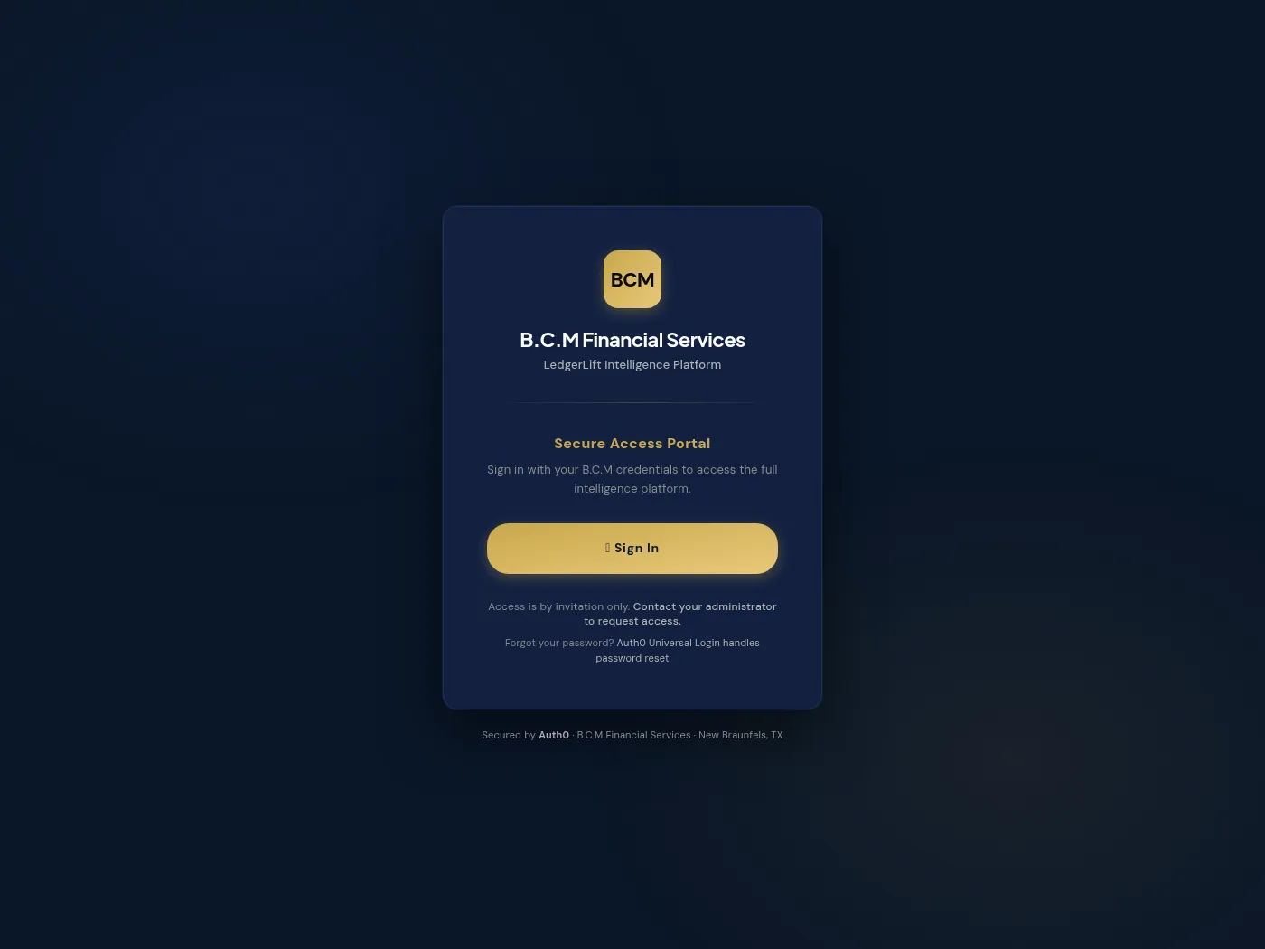 LedgerPoint Web Platform